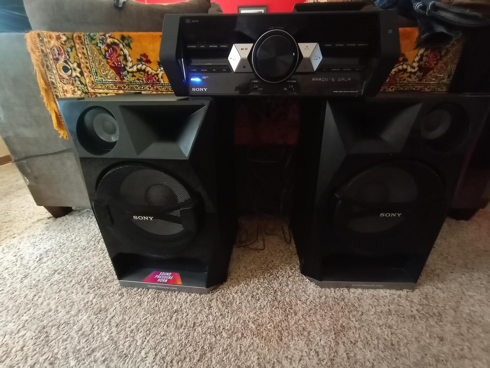 Sony Shake 33 Audio System 2200 Watts Bluetooth, DJ Effects, CD, AM/FM ...