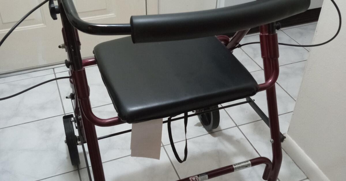 Like new!! Roscoe medical Folding Wheeled walker with seat for $75 in ...