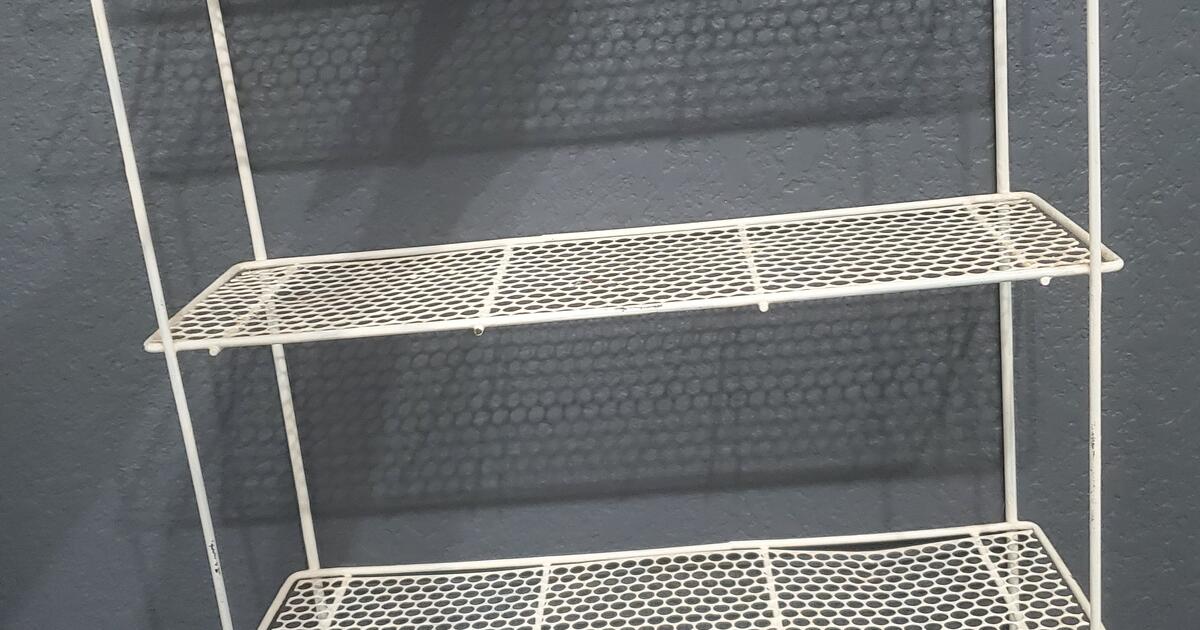 vintage metal wall hanging shelf (click on pictures) for $25 in Austin ...