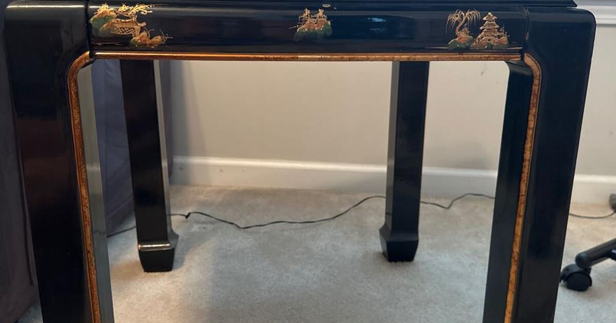 Black and Gold Accent Table for $15 in Myrtle Beach, SC | For Sale ...