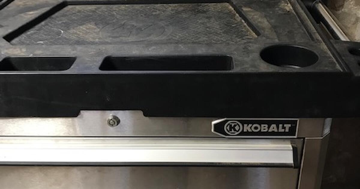 Kobalt -Drawer Steel Rolling Tool Cabinet (Stainless Steel) for $140 in ...