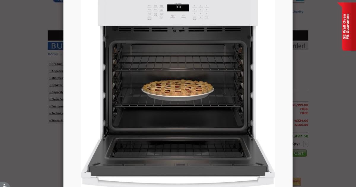 BRAND NEW GE JTS3000DNWW 30" White Built-In Single Electric Wall Oven ...