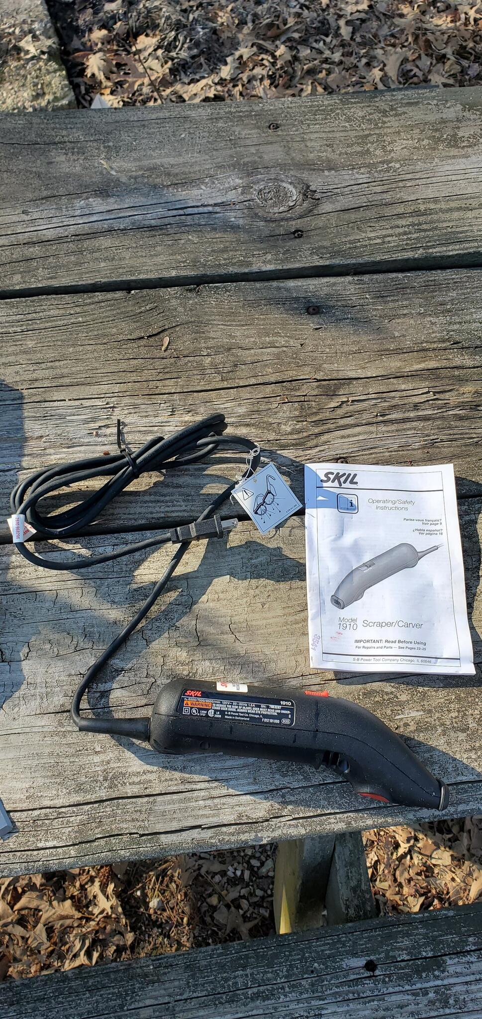 Skil Reciprocating Power Scraper-Carver. Was $15 NOW $10 OBO. for $10 ...