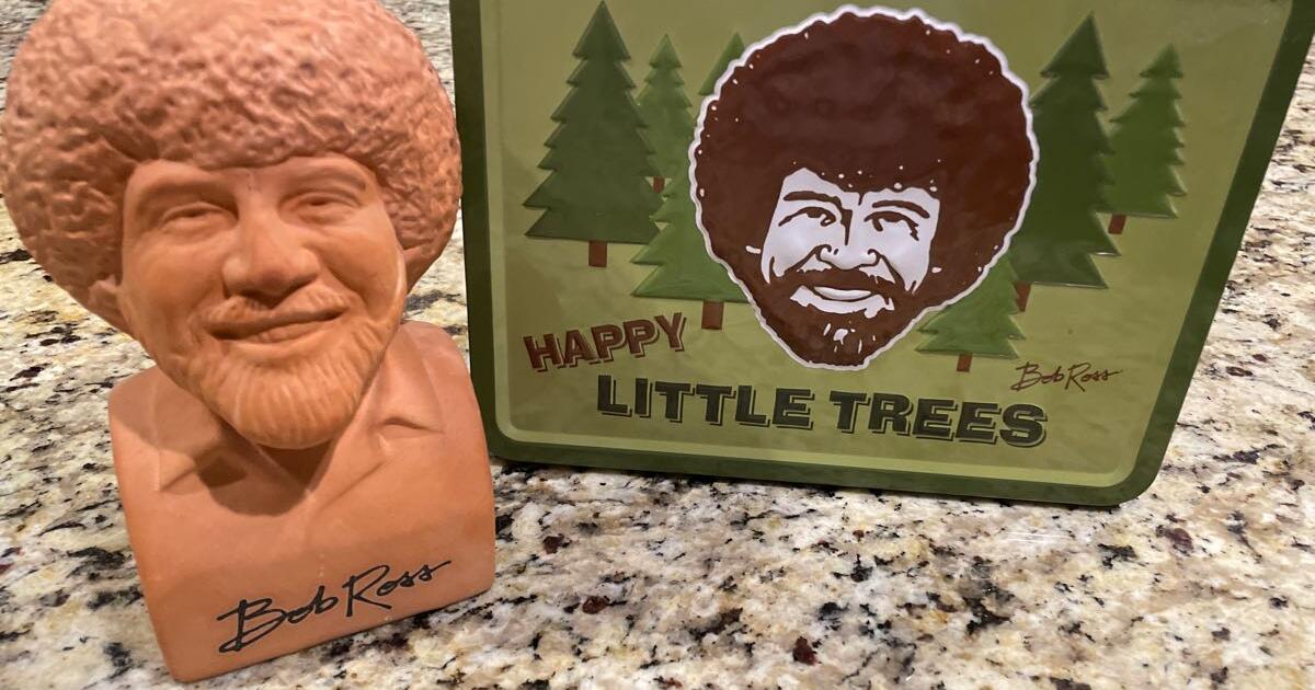 Bob Ross Lunch box and chia pet for $5 in Waxhaw, NC | For Sale & Free ...