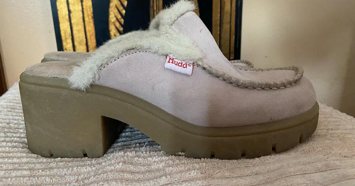 Mudd Pink Suede with sheepskin trim shoes for $20 in Latham, NY | For ...