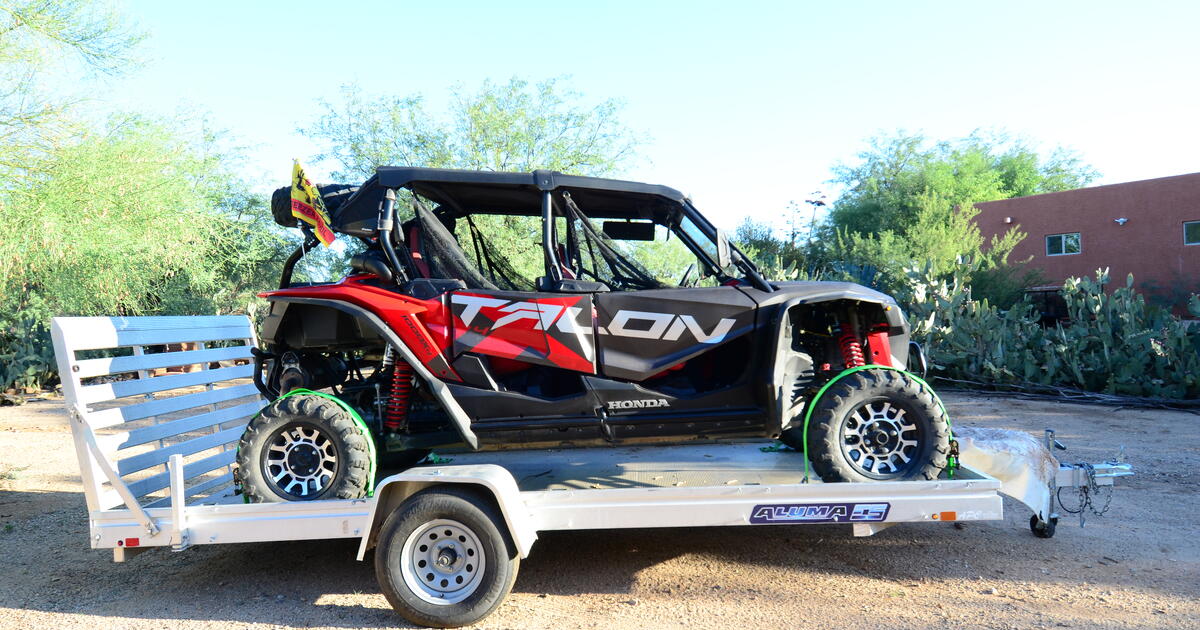2020 Honda Talon 1000x-4 and Aluma 14' trailer with new tires. for ...