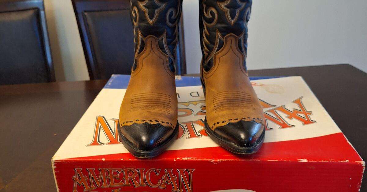 Mens Leather Cowboy Boots, 2 Tone Brown for $75 in Toms River, NJ | For ...