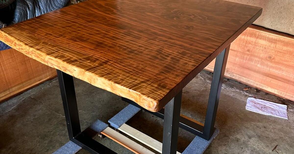 Beautiful live edge curly redwood tables for $1234 in Santa Rosa, CA ...