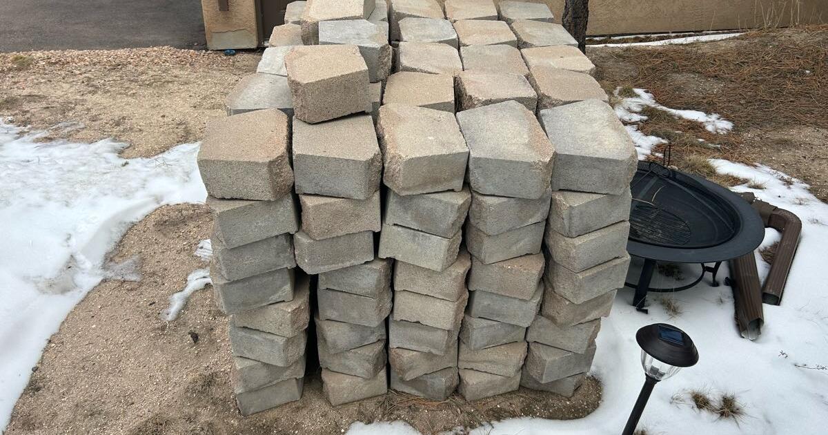 Retaining wall blocks for $250 in Monument, CO | For Sale & Free — Nextdoor