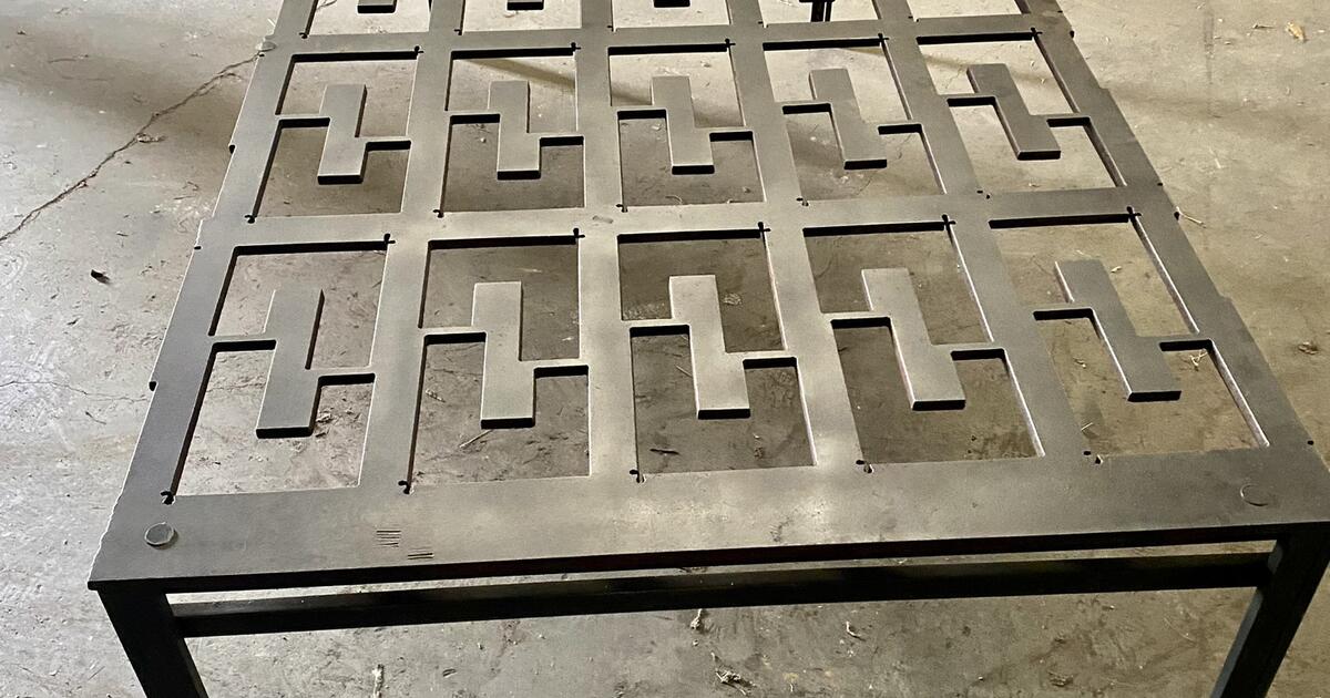 Beautiful custom solid steel table for $1850 in Birmingham, AL | Finds ...