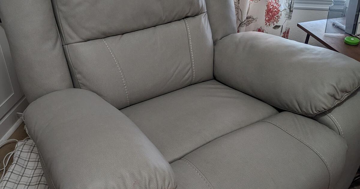 PAIR OF NEW GRAY ROCKER, SWIVEL RECLINERS for $400 in Ponte Vedra Beach ...