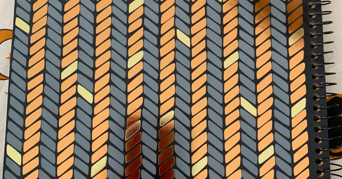 Patterned Spiral Notebook for Left Handed people for $5 in Port ...