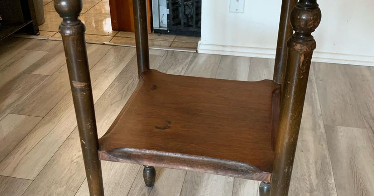 Antique Solid Wood Tall Thin Side Table for $40 in Ventura, CA | Finds ...