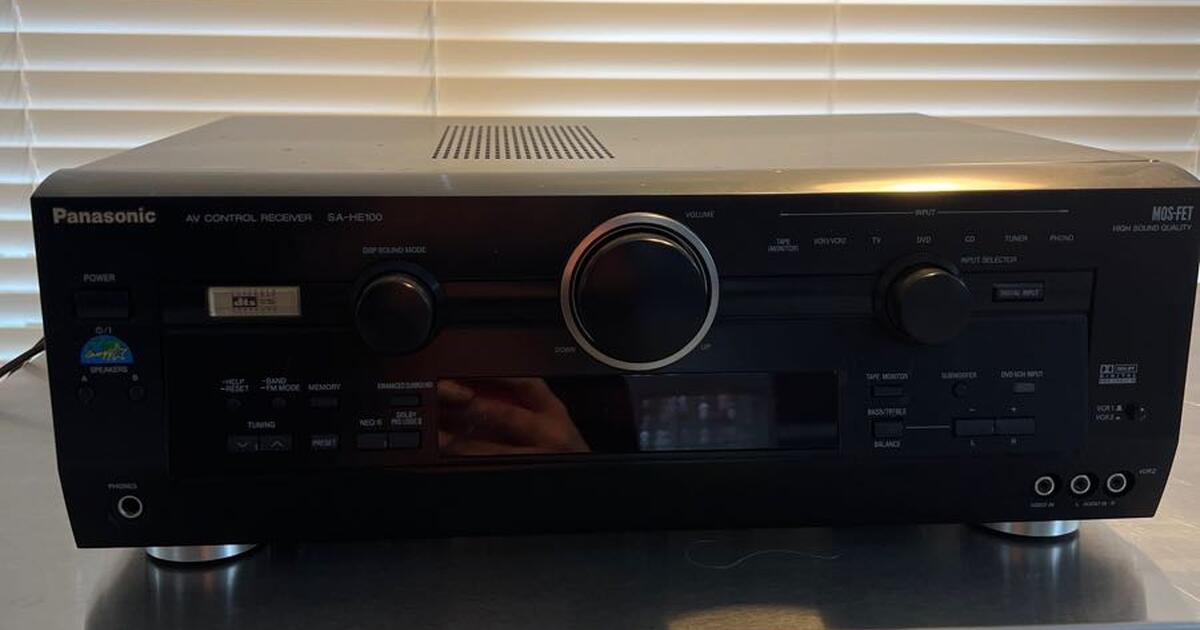 Panasonic AV Control Receiver SA-HE100 for Free in Sewickley, PA | For Sale & Free — Nextdoor