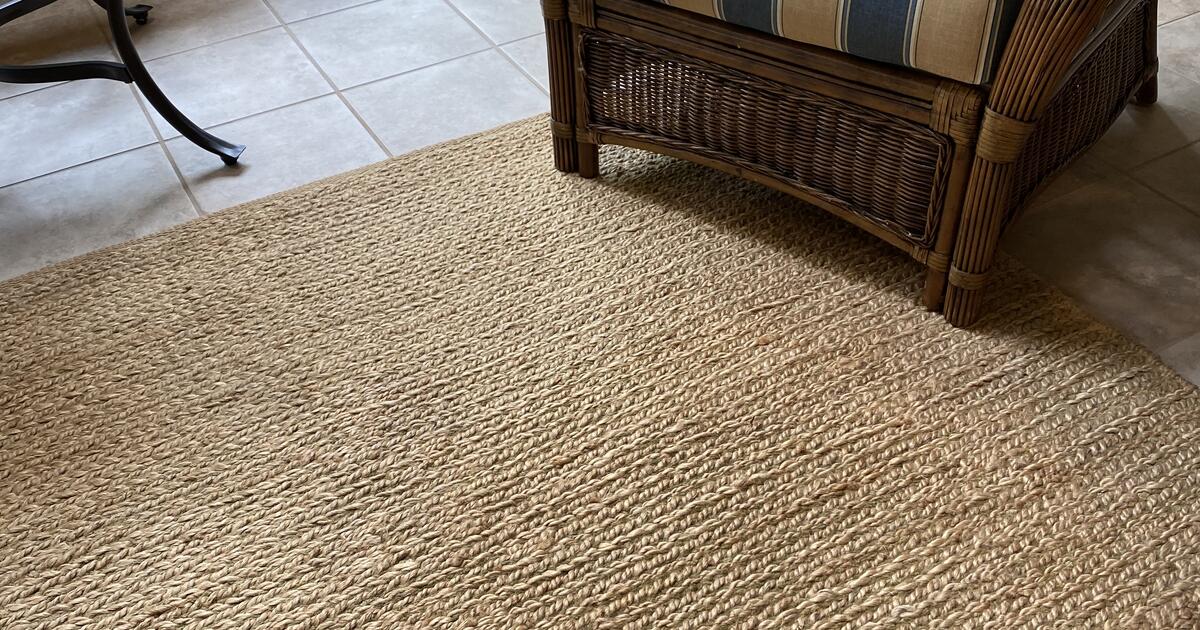 Pottery Barn Heather Chenille Jute Rug 8x10 for Free in Leland, NC ...