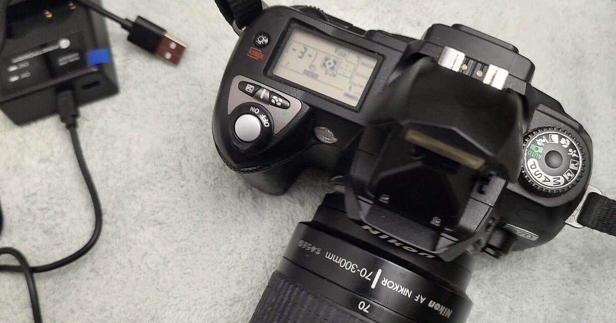 Nikon digital camera D70+70-300 mm lens for $275 in Bradenton, FL | For Sale & Free — Nextdoor