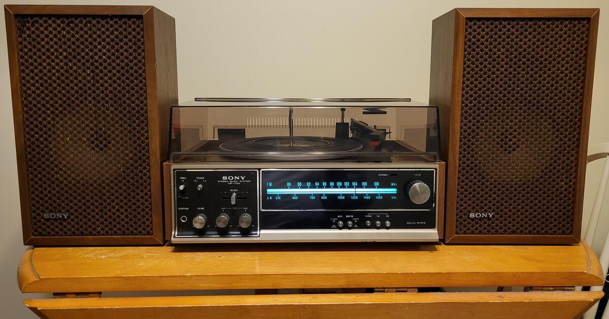 SONY HP170A COMPACT STEREO AM/FM/TURNTABLE VINTAGE 1973 for $50 in ...