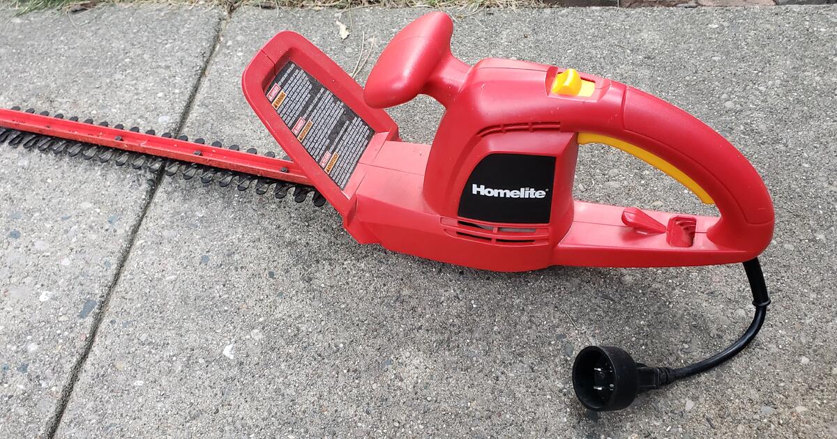 Homelite 17" Electric Hedge Trimmer for $25 in Rochester Hills, MI ...