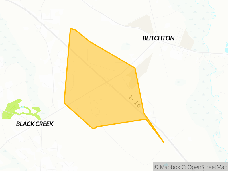 ⚠️ Canoochee EMC issued a power outage alert in Bryan (Power Outage ...