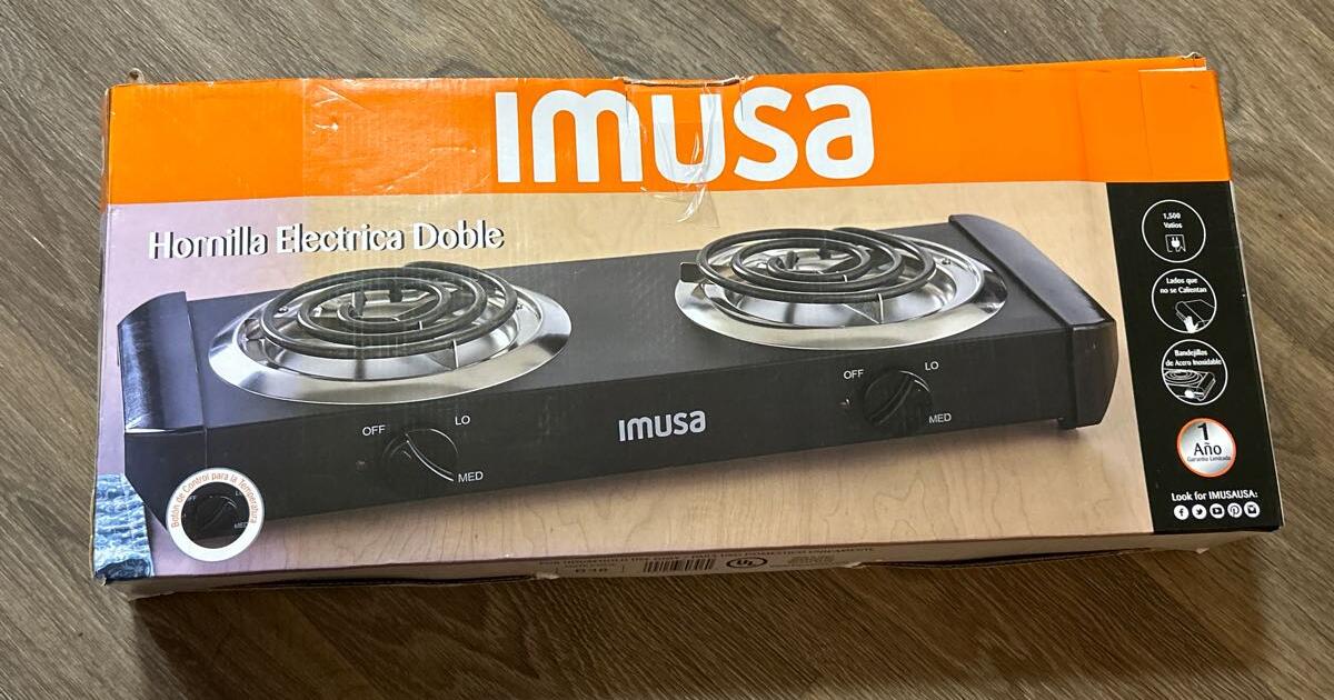 Imusa Double Electric Burner for $20 in Napa, CA | For Sale & Free — Nextdoor