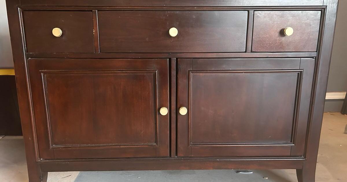 Chocolate colored buffet table for Free in Surprise, AZ | For Sale ...