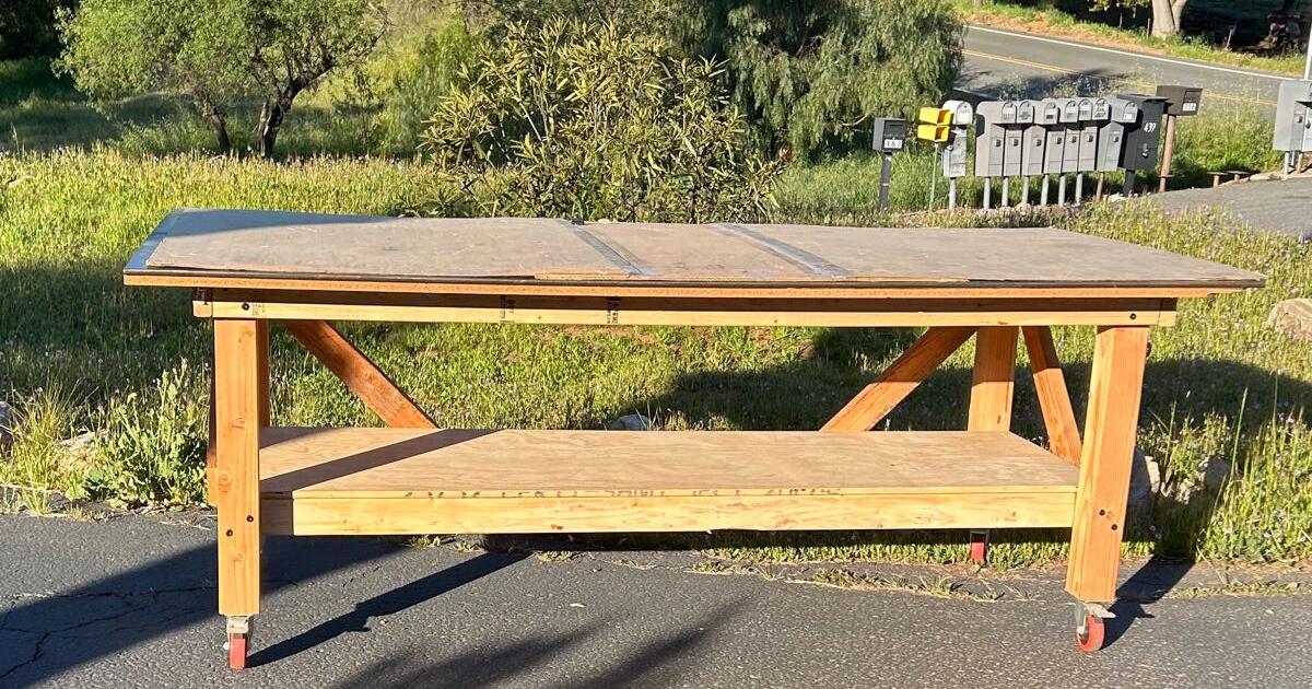 4x8 shop table for Free in El Cajon, CA | For Sale & Free — Nextdoor