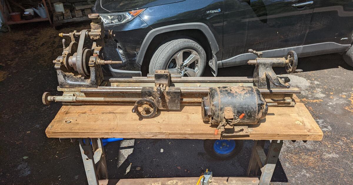 Vintage metal lathe for restoration only for Free in Ithaca, NY | For ...