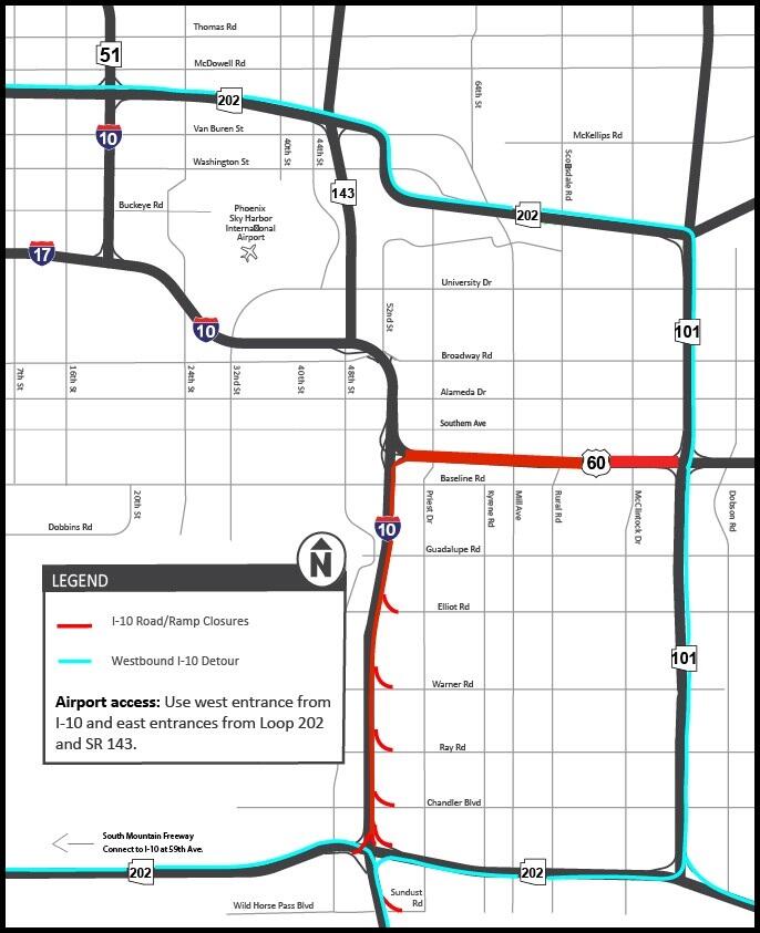 * POSTPONED: Eastbound I-10 closure between Loop 202 (Santan/South ...