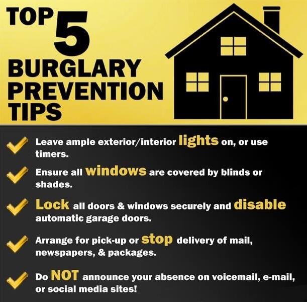 Monday PSA #3 - Top 5 Burglary Prevention Tips (Los Angeles Police ...