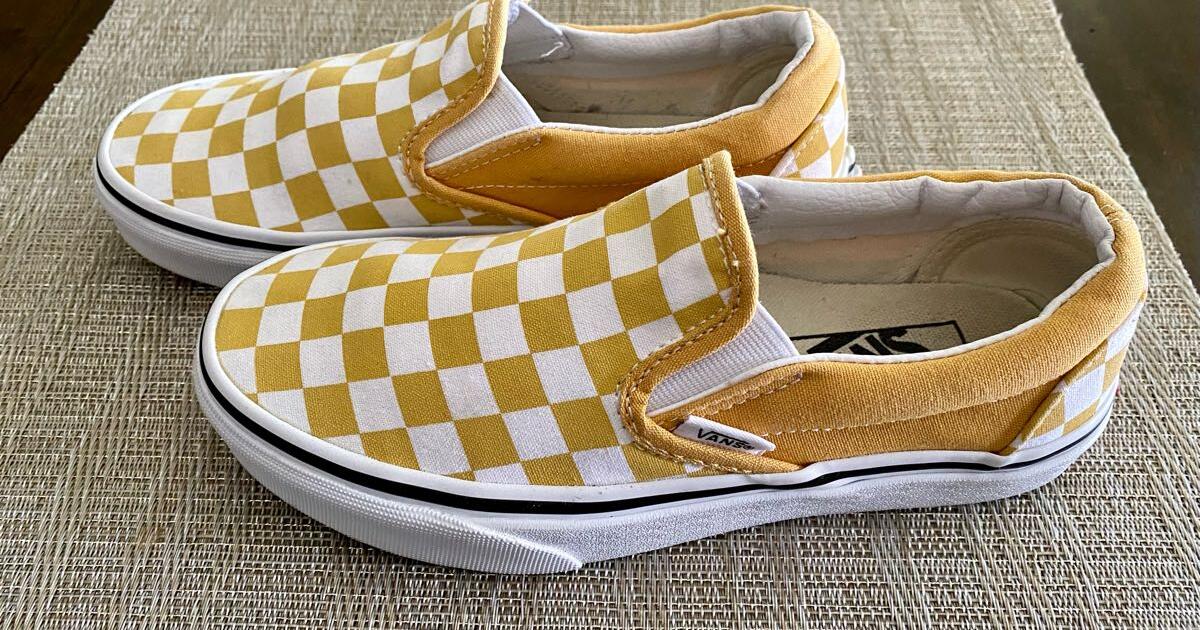 Like New Yellow/Mustard Checkered Vans for $20 in Green Valley, AZ ...