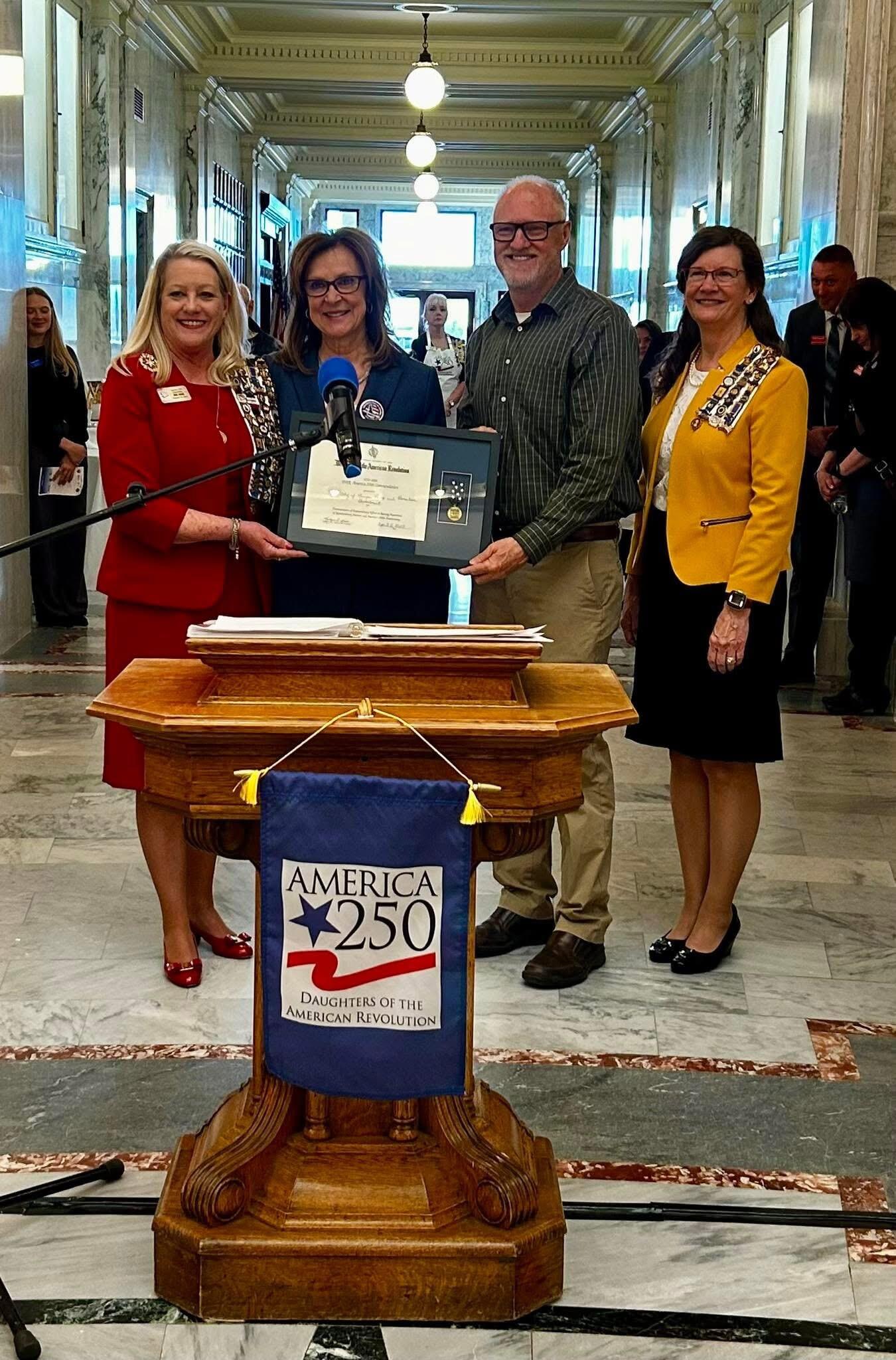 🌟Last week, the Daughters of the American Revolution presented an ...