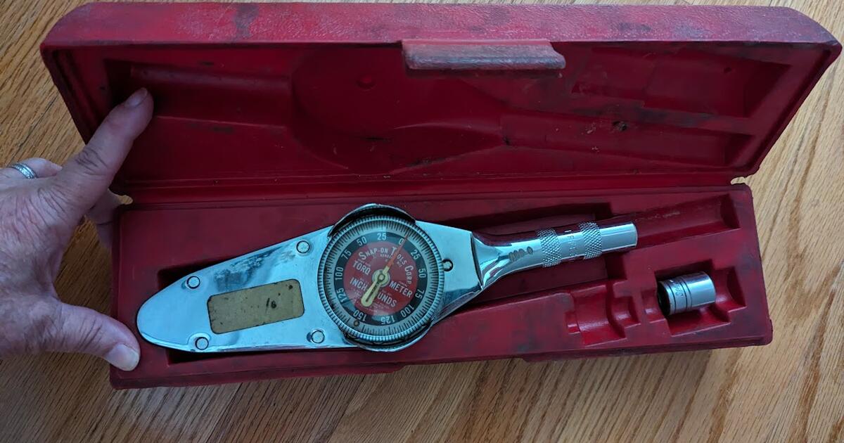 .. Snap On Tools Torqometer TE-12A 3/8" Drive Torque Wrench 0-150 In ...