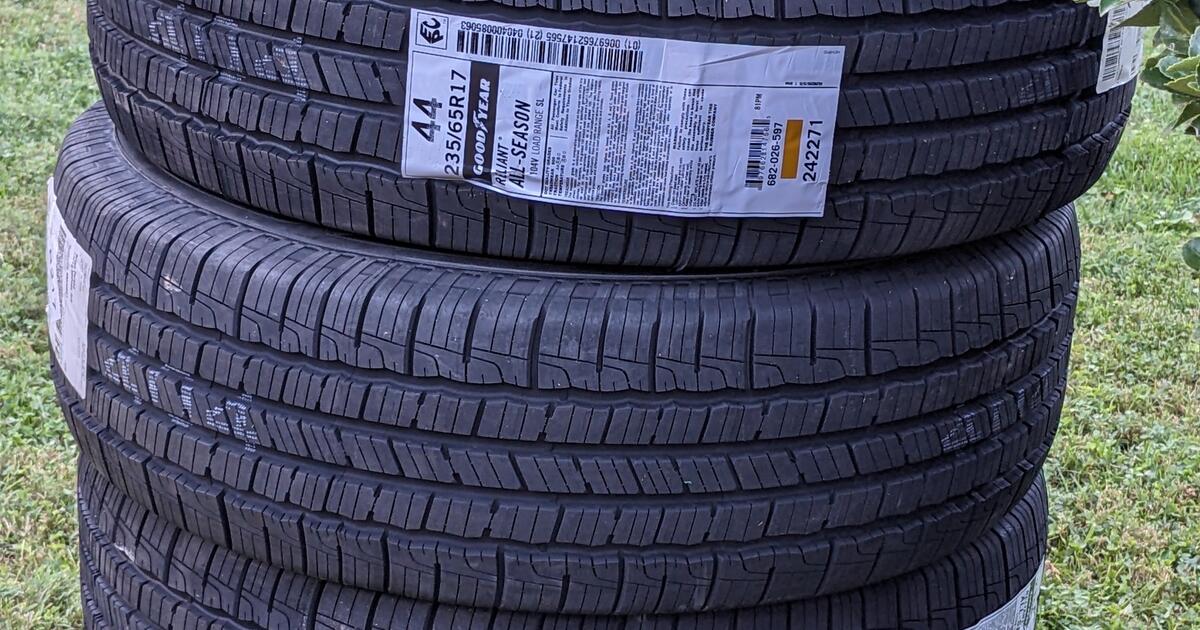 Brand-new Goodyear Reliant All-Season Tire 235/65R17 104V for $350 in ...