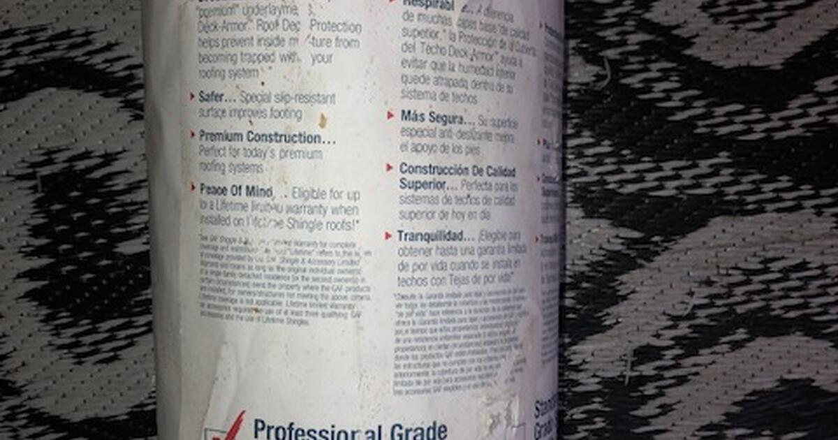 GAF Deck-Armor 48-in x 100-ft 400-sq ft Polypropylene Roof Underlayment ...