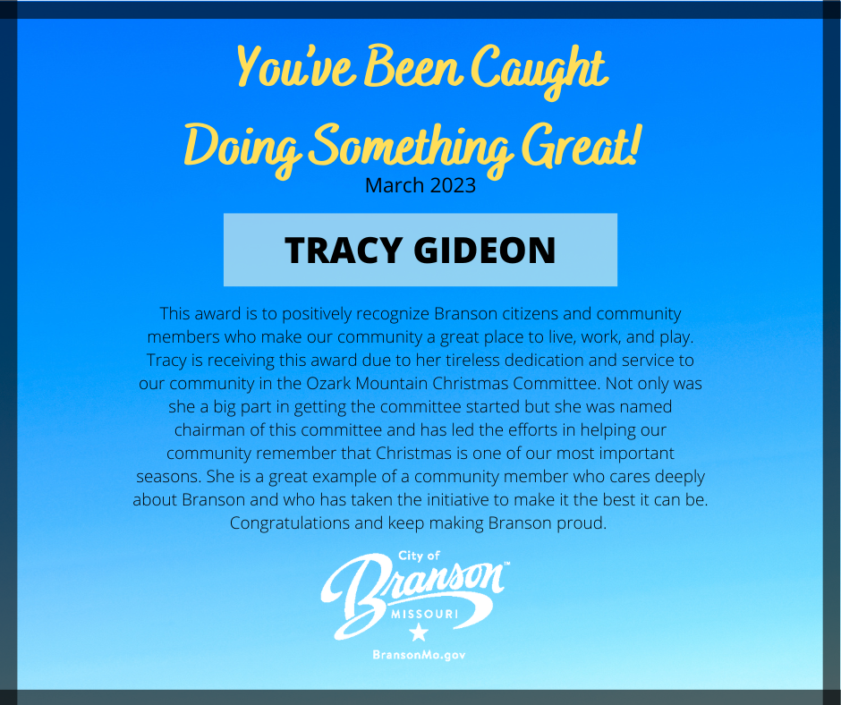 Congrats to our March 2023 "You've Been Caught Doing Something Good ...