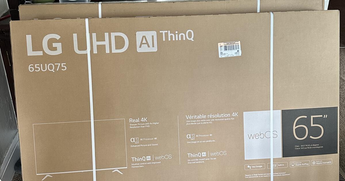 65 Inch LG TV New In The Box for $380 in Salt Lake City, UT | For Sale ...