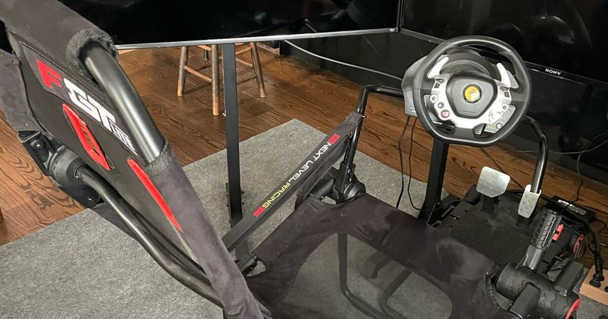 Next Level Racing F-GT Lite Formula and GT Foldable Simulator Cockpit ...