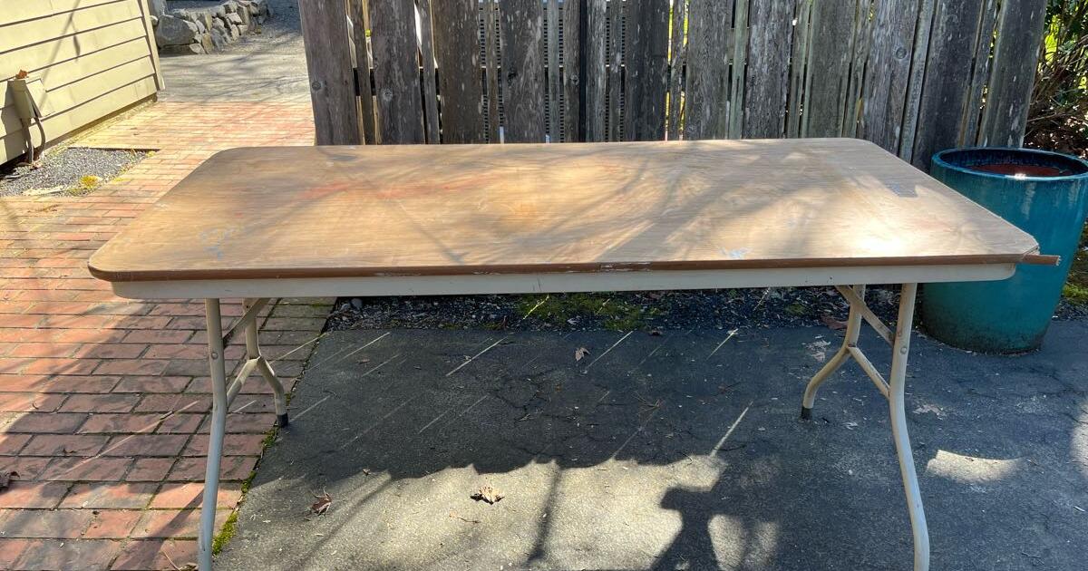 5 Folding Table For Free In West Linn OR For Sale Free Nextdoor 5 Folding Table For Free In West Linn OR For Sale Free Nextdoor