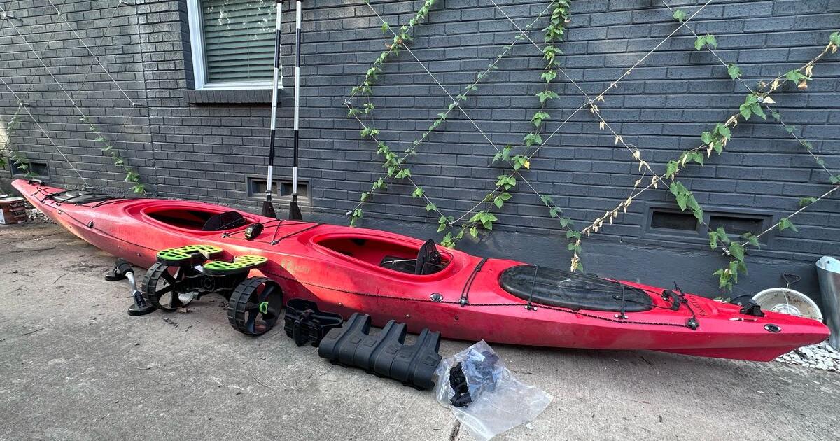 Red Riot Tandem Kayak with Paddles and Accessories for $649 in Dallas ...