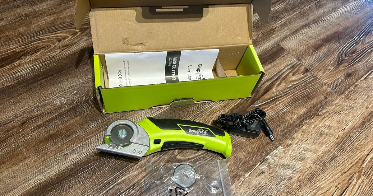 New! SnapFresh Cordless Electric Scissors, 4V Electric Mini Cutter for ...