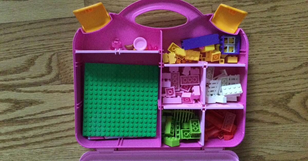 Lego Pink Suitcase with Legos for $10 in Racine, WI | For Sale & Free ...