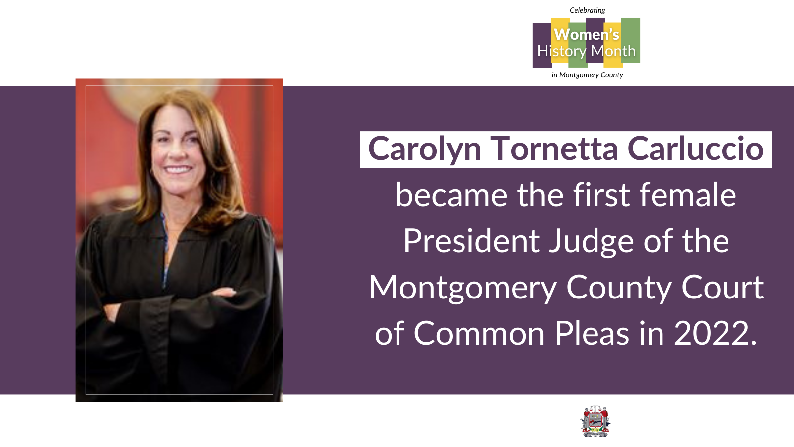 Carolyn Tornetta Carluccio made #MontcoPA history in 2022. (Montgomery County) — Nextdoor — Nextdoor