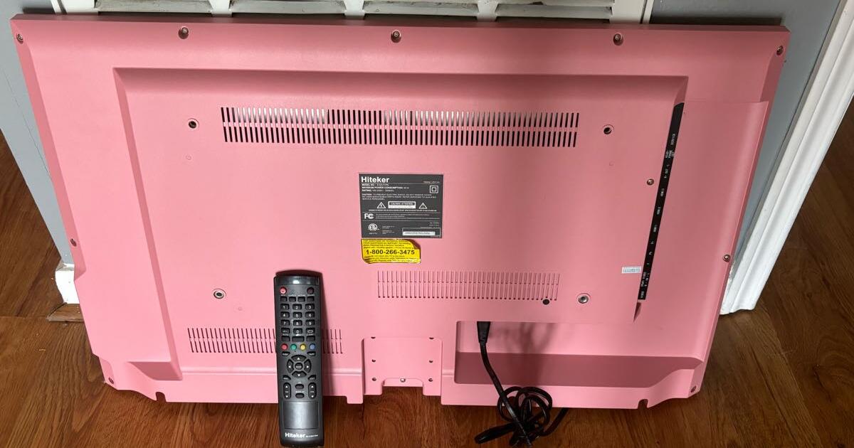 Pink flat screen TV for $60 in Katy, TX | For Sale & Free — Nextdoor