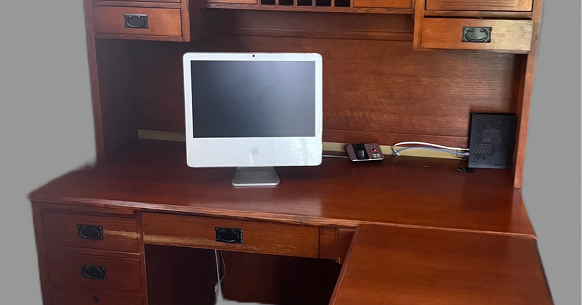 Mission style office desk for $150 in Whittier, CA | For Sale & Free ...
