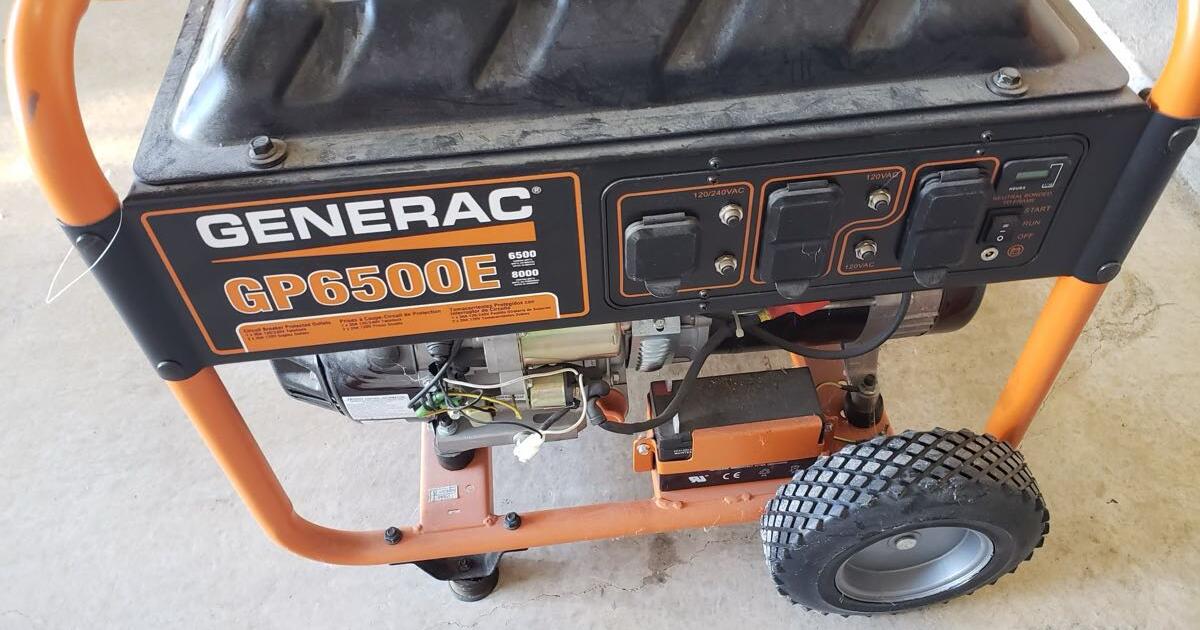 Generac GP6500E for $600 in Flower Mound, TX | For Sale & Free — Nextdoor