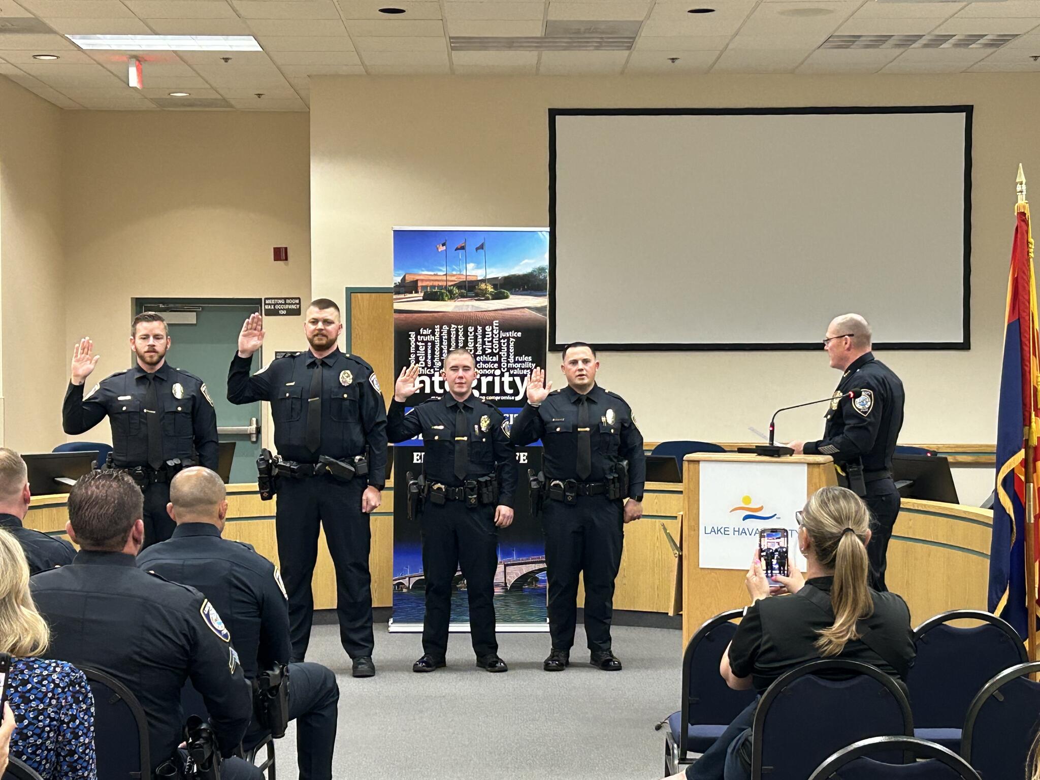 The Lake Havasu City Police Department recently held a Promotional and ...