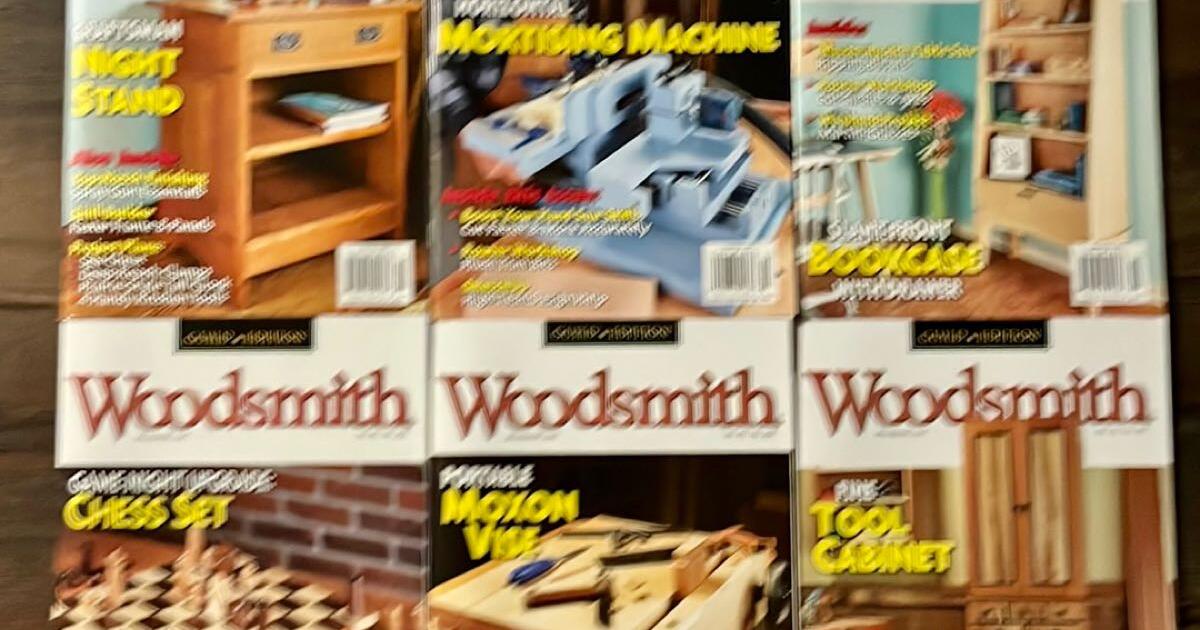 Woodsmith Project Magazines Guild Edition (Lot #2) for $12 in Supply ...