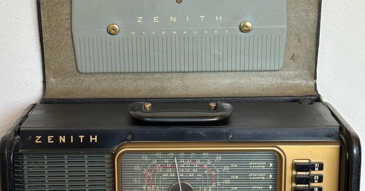 Vintage Zenith Trans Oceanic Model H500 Shortwave Radio Working for ...