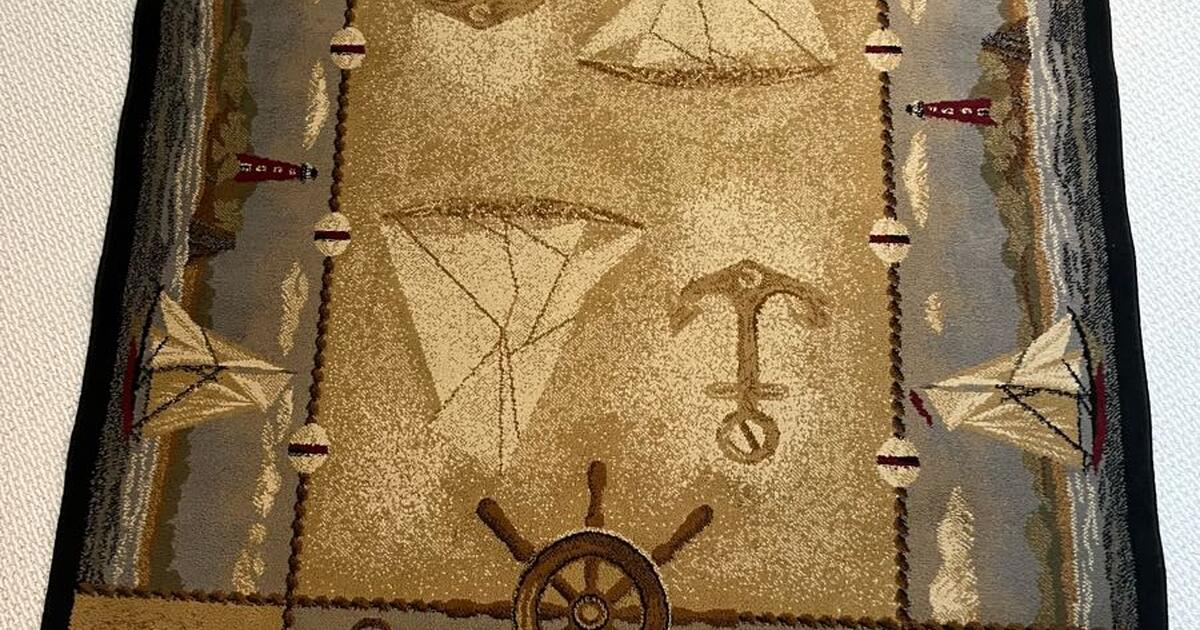 Nautical Themed Area Rug for $35 in Ormond Beach, FL | For Sale & Free ...