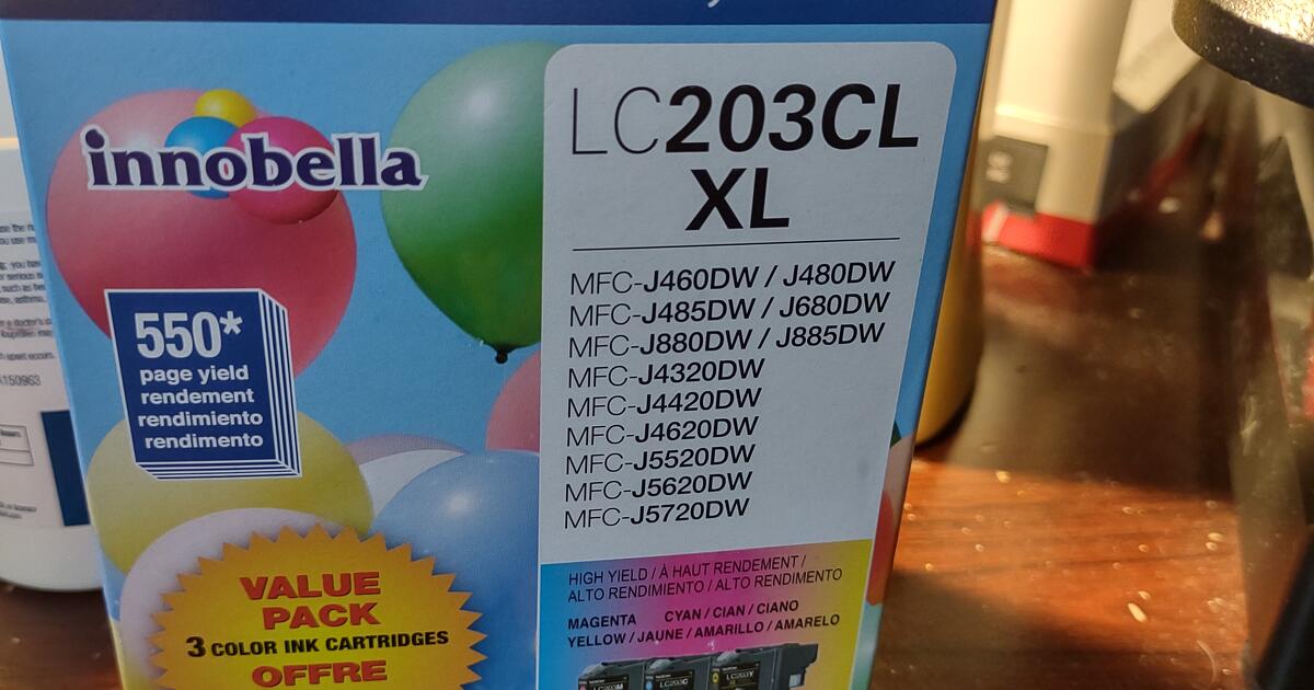 Brother LC203CL XL Value Pack for Free in Janesville, WI | For Sale ...